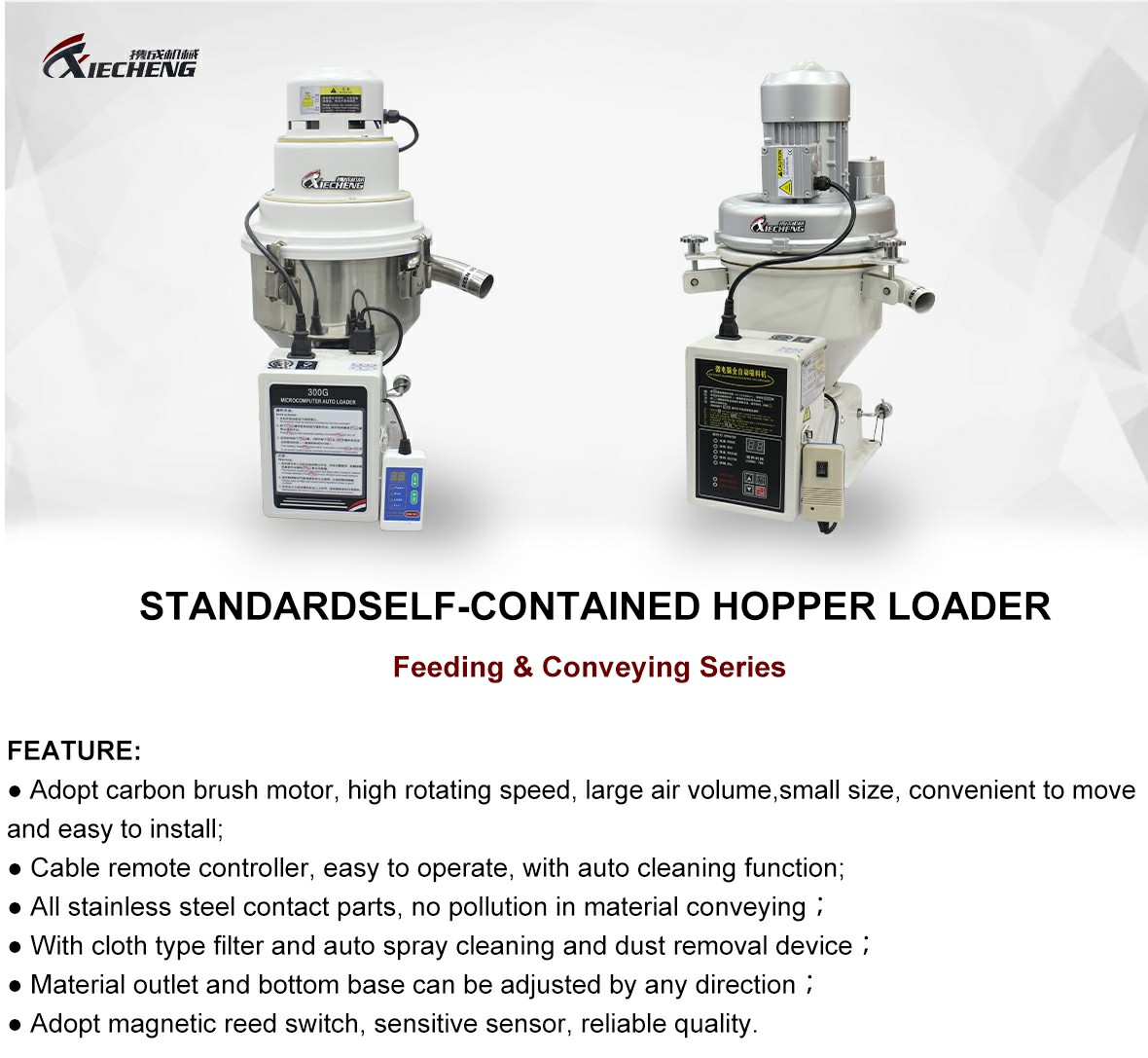 Standard Self-Contained Hopper Loader - Buy hopper loader, Plasic ...