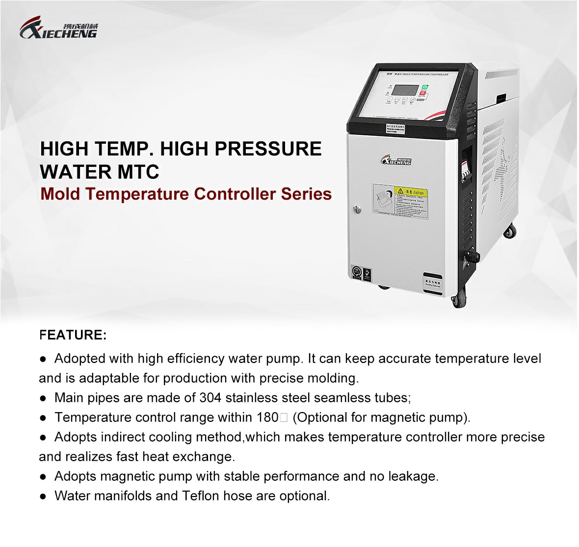High Temp. High Pressure Water MTC - Buy Water heater mold temperature ...